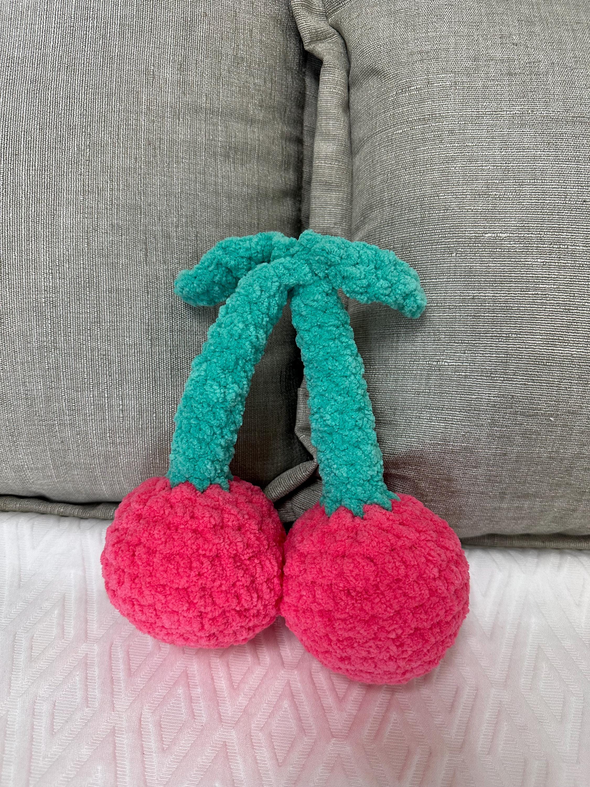 Crochet Pattern: Cherries! Cherry Plush & Keychain - Etsy