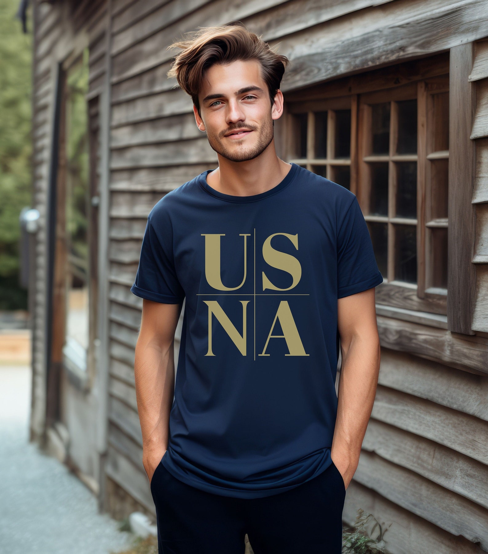 USNA T-shirt, Naval Academy, Unisex Tee, Navy, War Ships, USA, Military ...