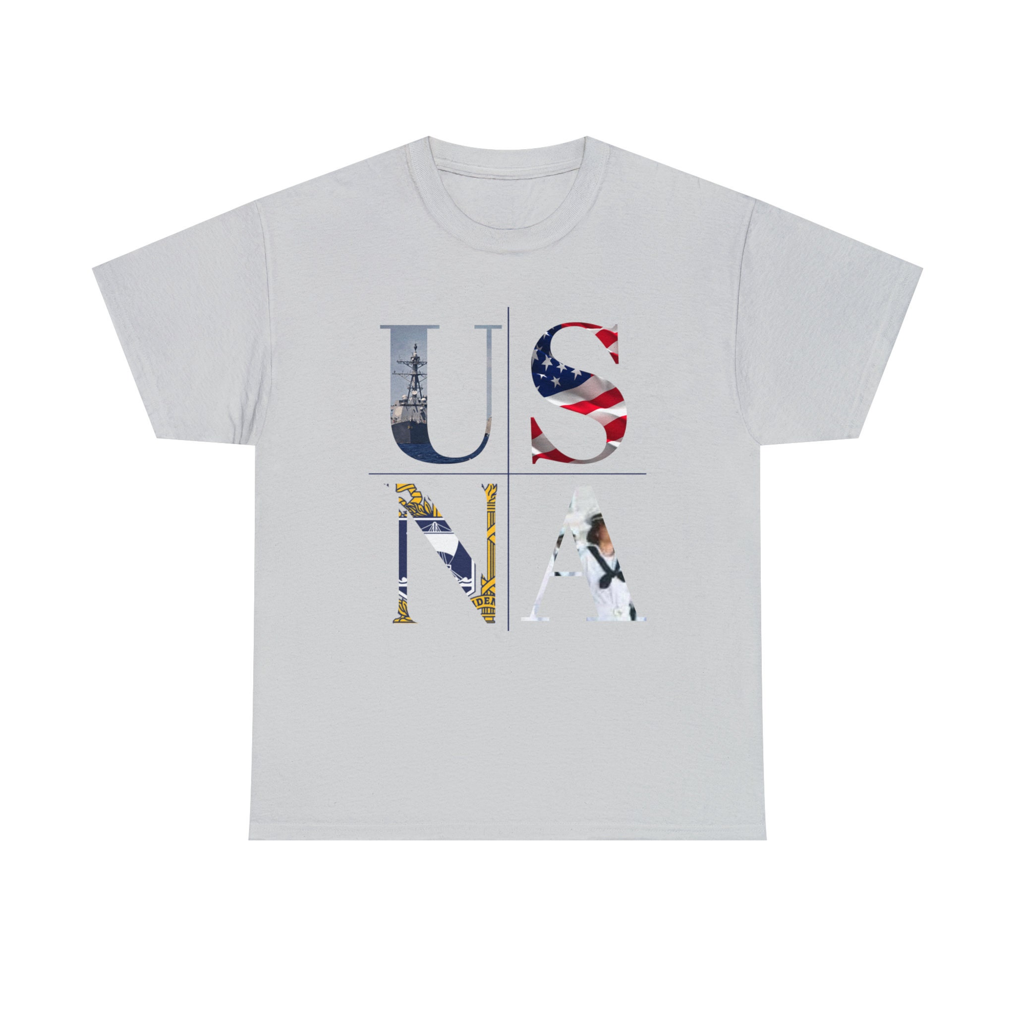 USNA T-shirt, Naval Academy, Unisex Tee, Navy, War Ships, USA, Military ...