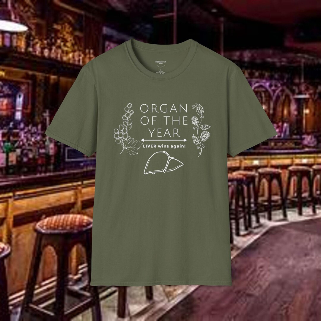 Cheers to the Liver: Organ of the Year, Subtle Drinking Tee, Beer and ...