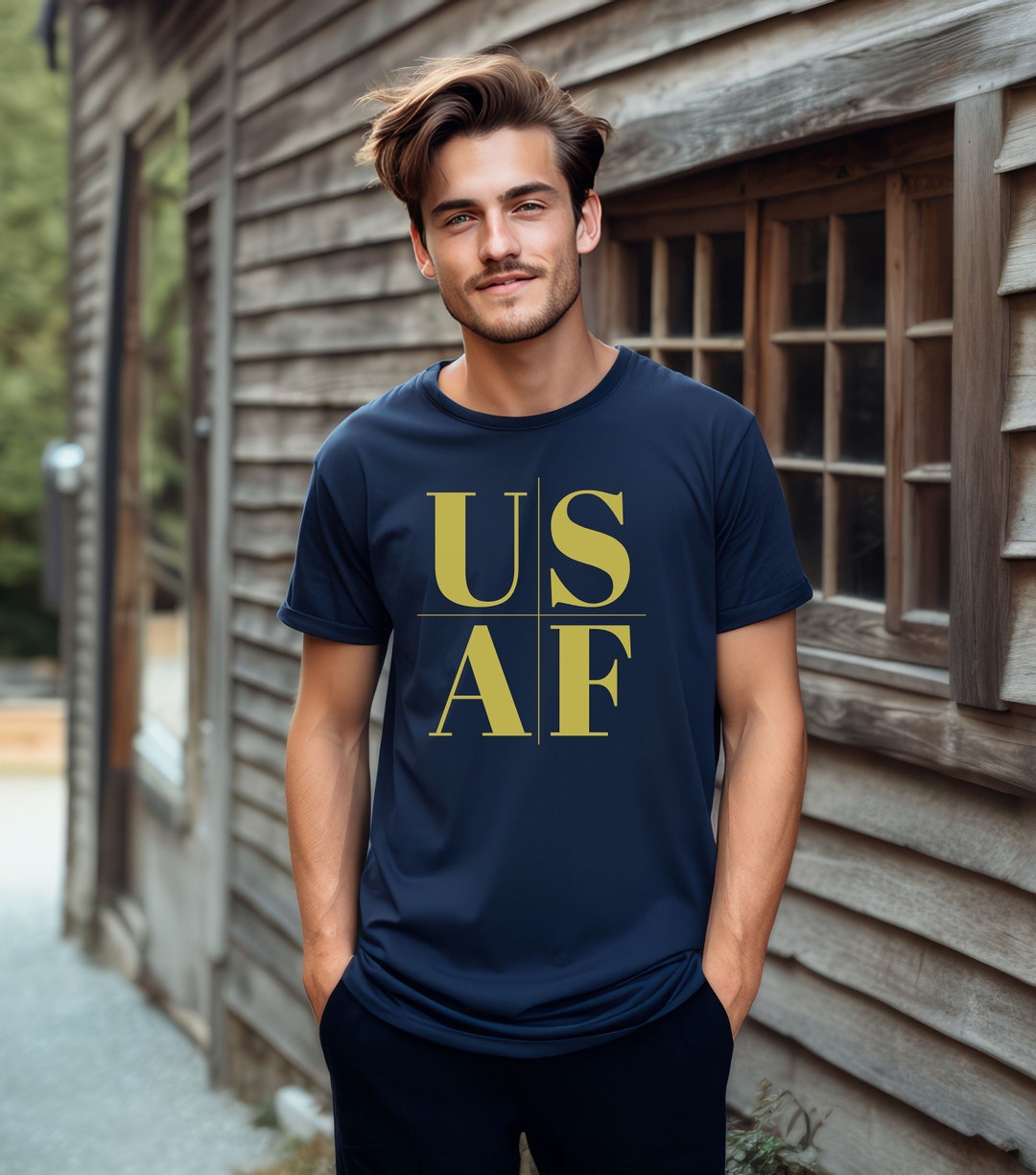 USAF T-shirt, Air Force, Unisex Tee, AF, Planes, USA, Military, Veteran ...