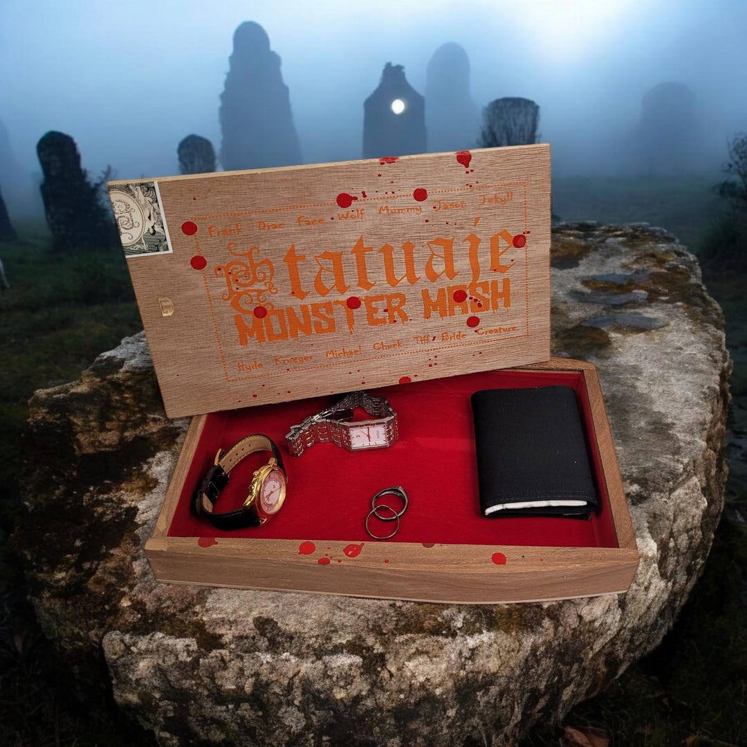 Men's Valet/trinket/keepsake Box Made From a Tatuaje Monster Series ...