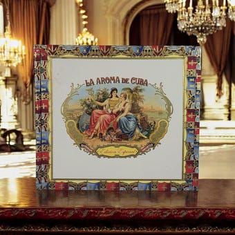 Mystery Paper Hinged Wood Cigar Box: 1 Single Mystery Box per Quantity ...