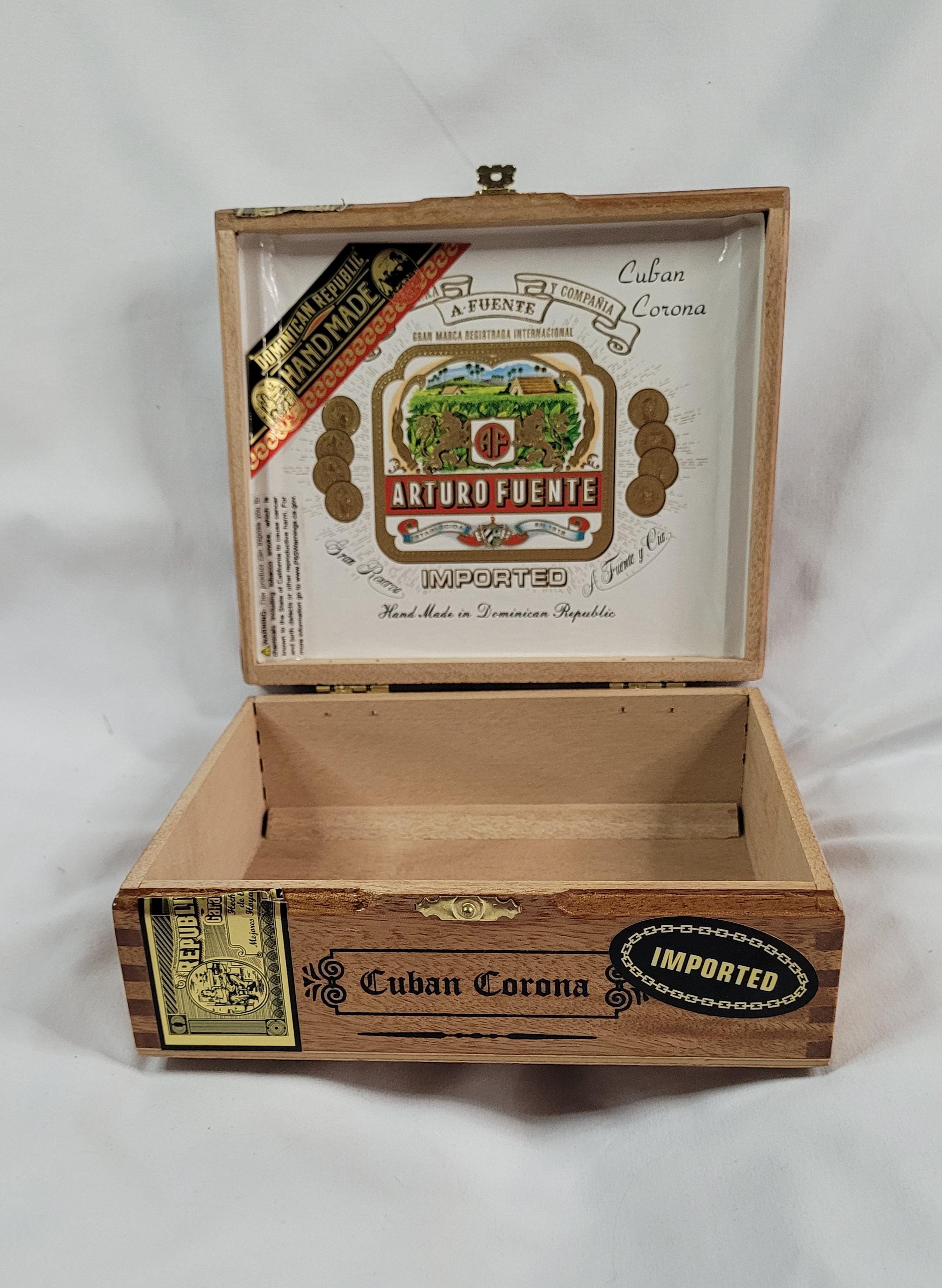 Empty A Fuente Cuban Corona Cigar Box. Dominican Republic Tobacciana ...