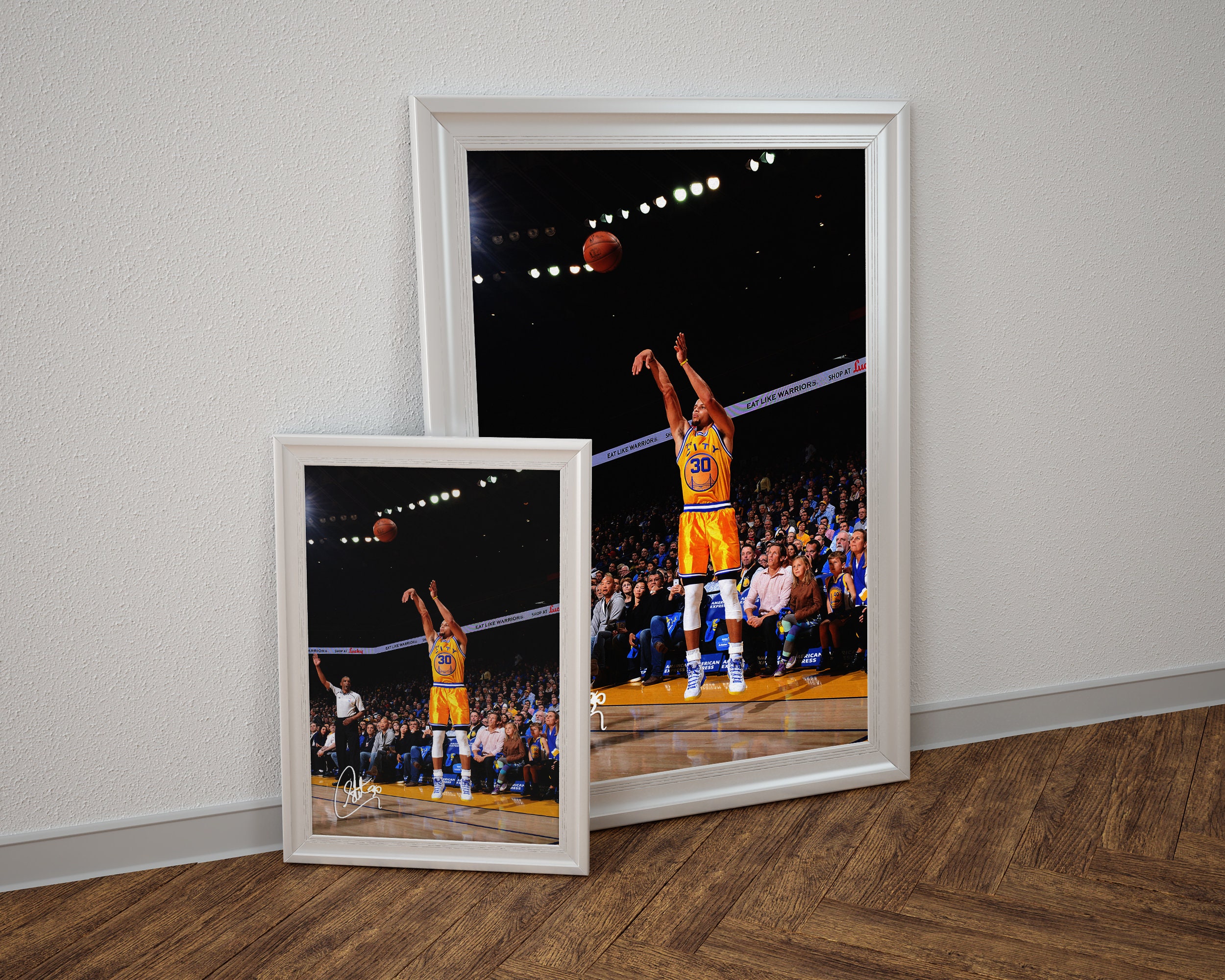 Steph Curry Poster, Signed Steph Curry NBA Poster, Basketball Gift Wall ...