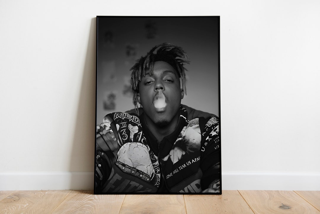 Juice Wrld Poster Juice Wrld Art Print 999 Juice Wrld Decor Etsy