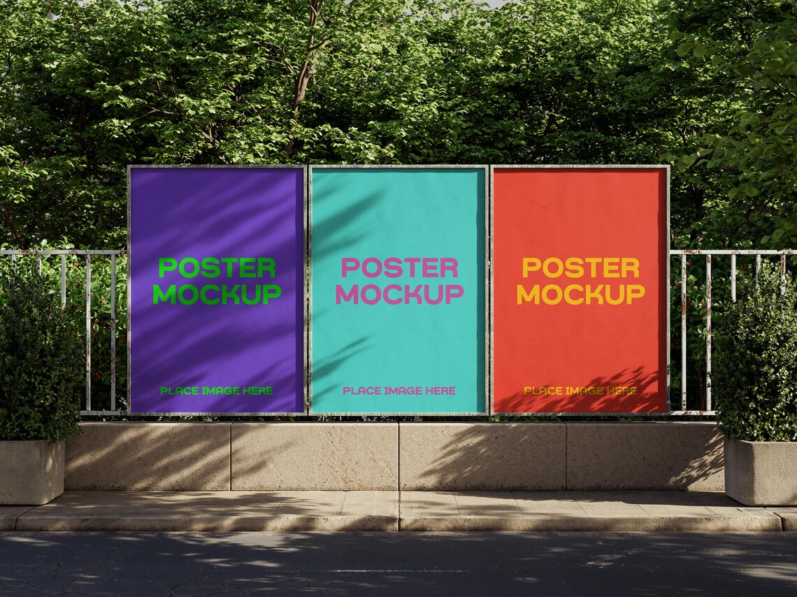 Posters Mockups Collection | Photoshop Design Poster Mockup | Poster ...