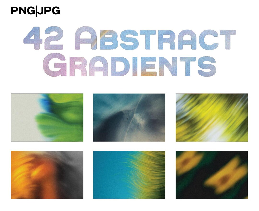 42 Abstract Gradients for Designs | Procreate | Photoshop | Illustrator ...