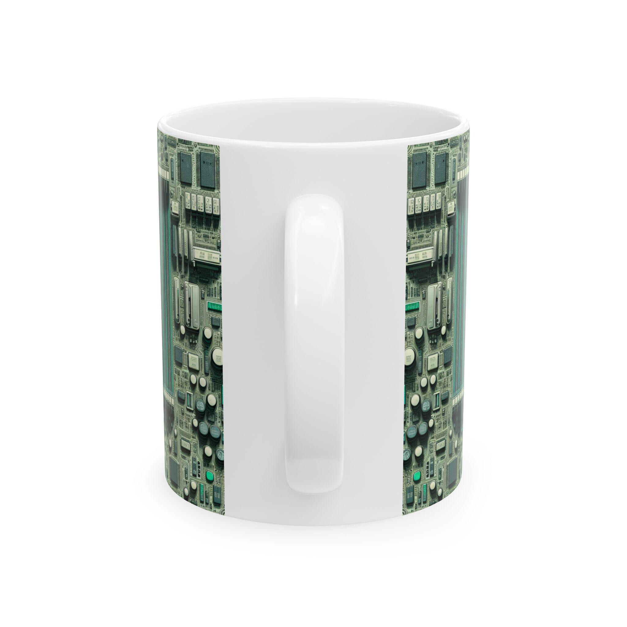 Motherboard Techie Mug Motherboard Coffee Gift for Techie Technology Motherboard Programming Mug ...