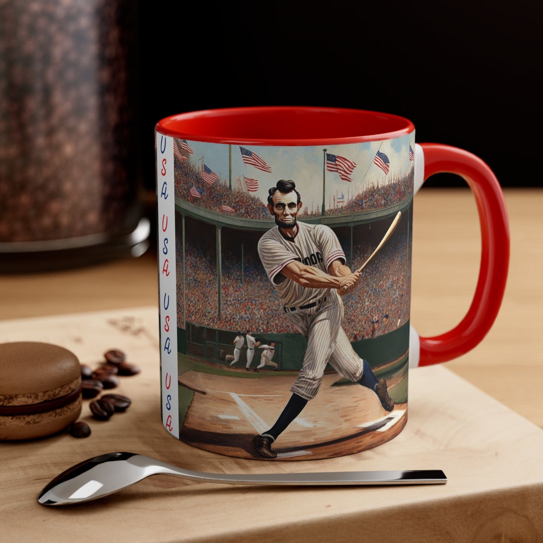 Abraham Lincoln Mug President's Day Mug Classic Baseball Mug Gift ...