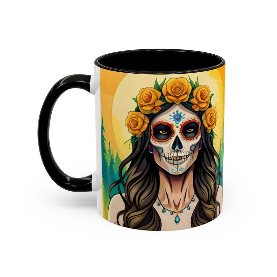 Catrina Mug Día De Los Muertos Day of the Dead Mug Sugar Skull Coffee ...
