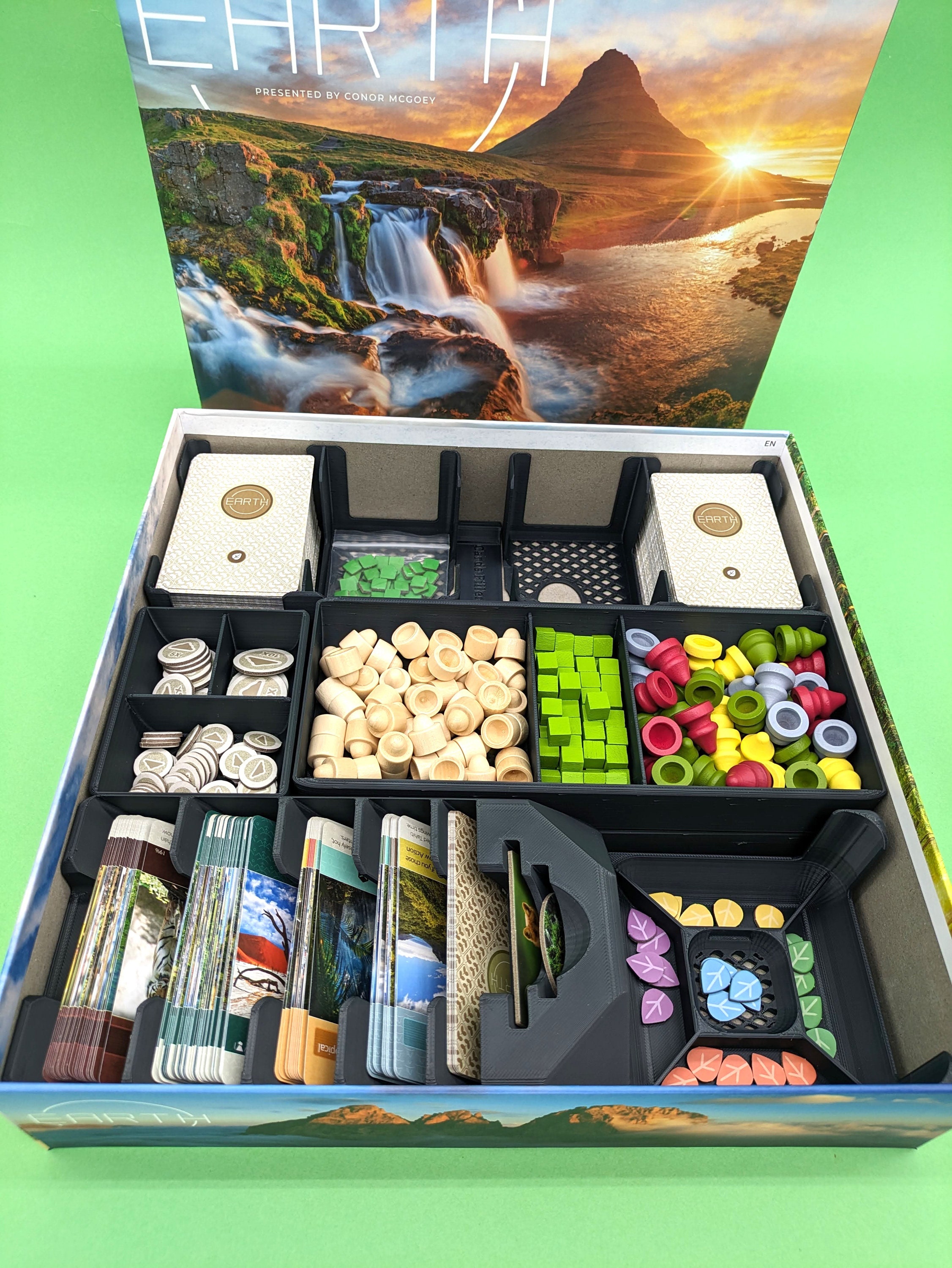 Earth - Board Game Insert Trays. Works With Sleeved Cards, Vertical ...