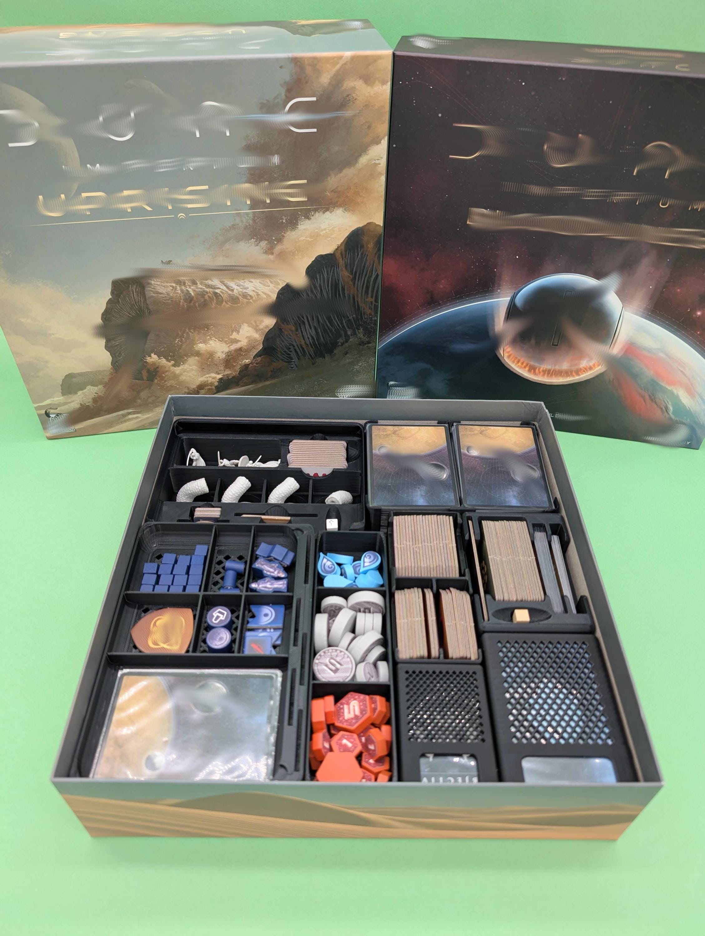 Dune Uprising and Bloodlines Expansion Board Game Insert Trays. Works ...