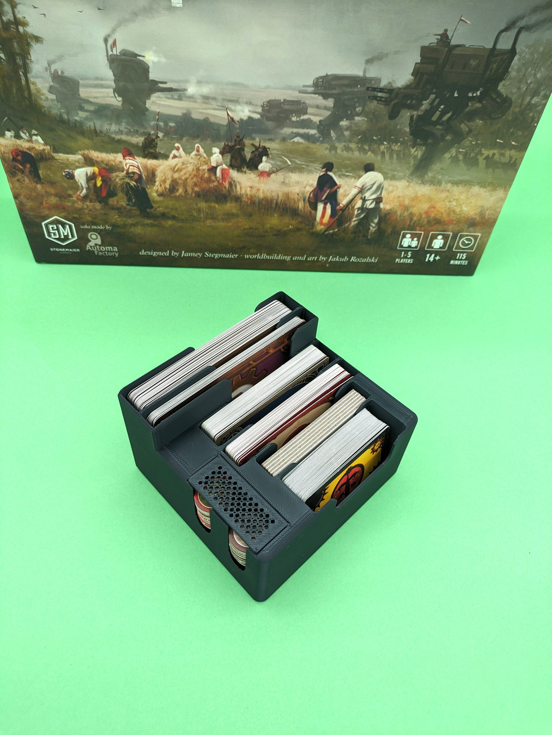 Scythe Board Game Insert Trays Organizer, Vertical Storage of Box V.2 ...