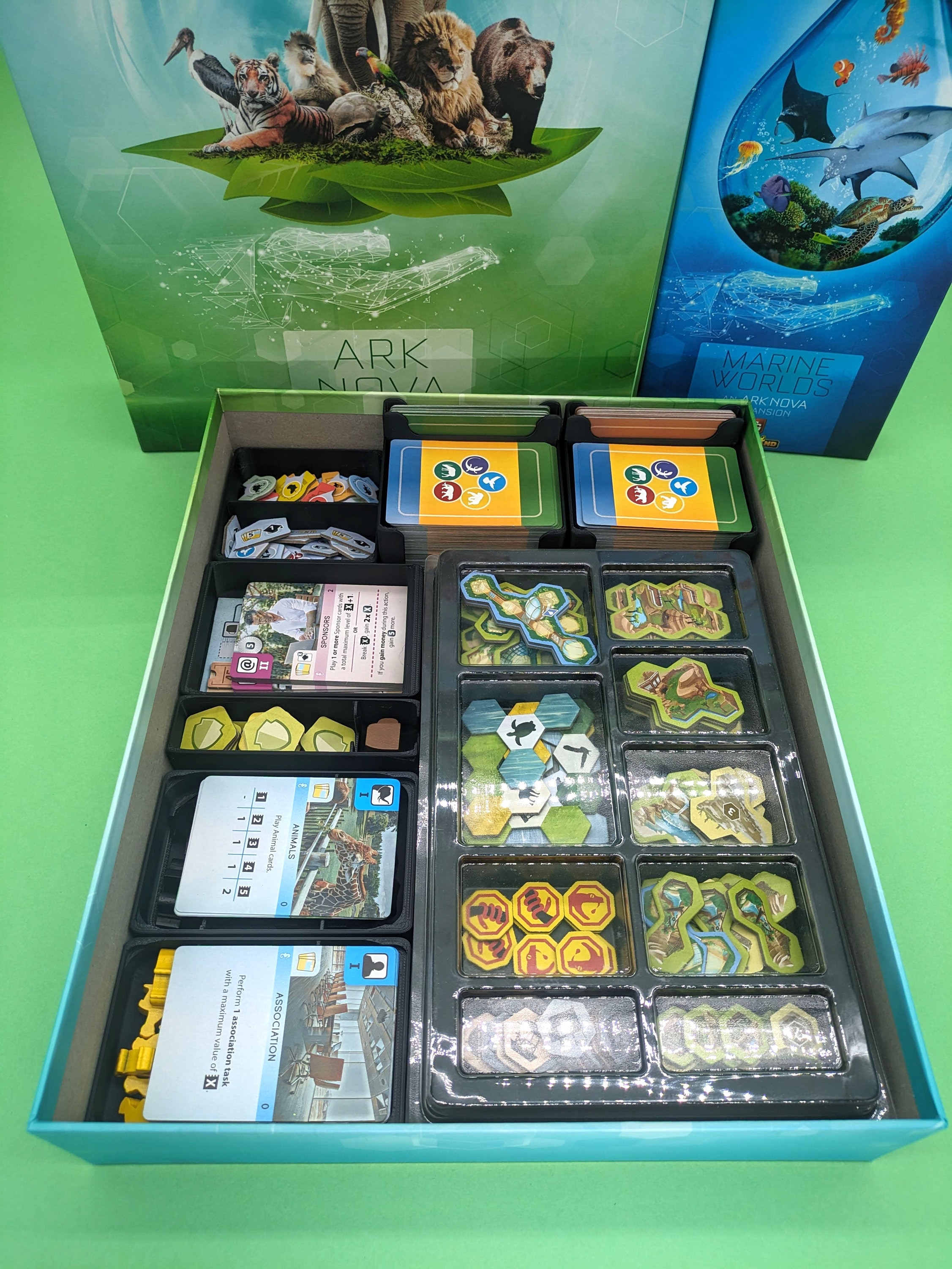 Ark Nova Board Game Insert Trays Organizer, Marine Worlds Expansion ...
