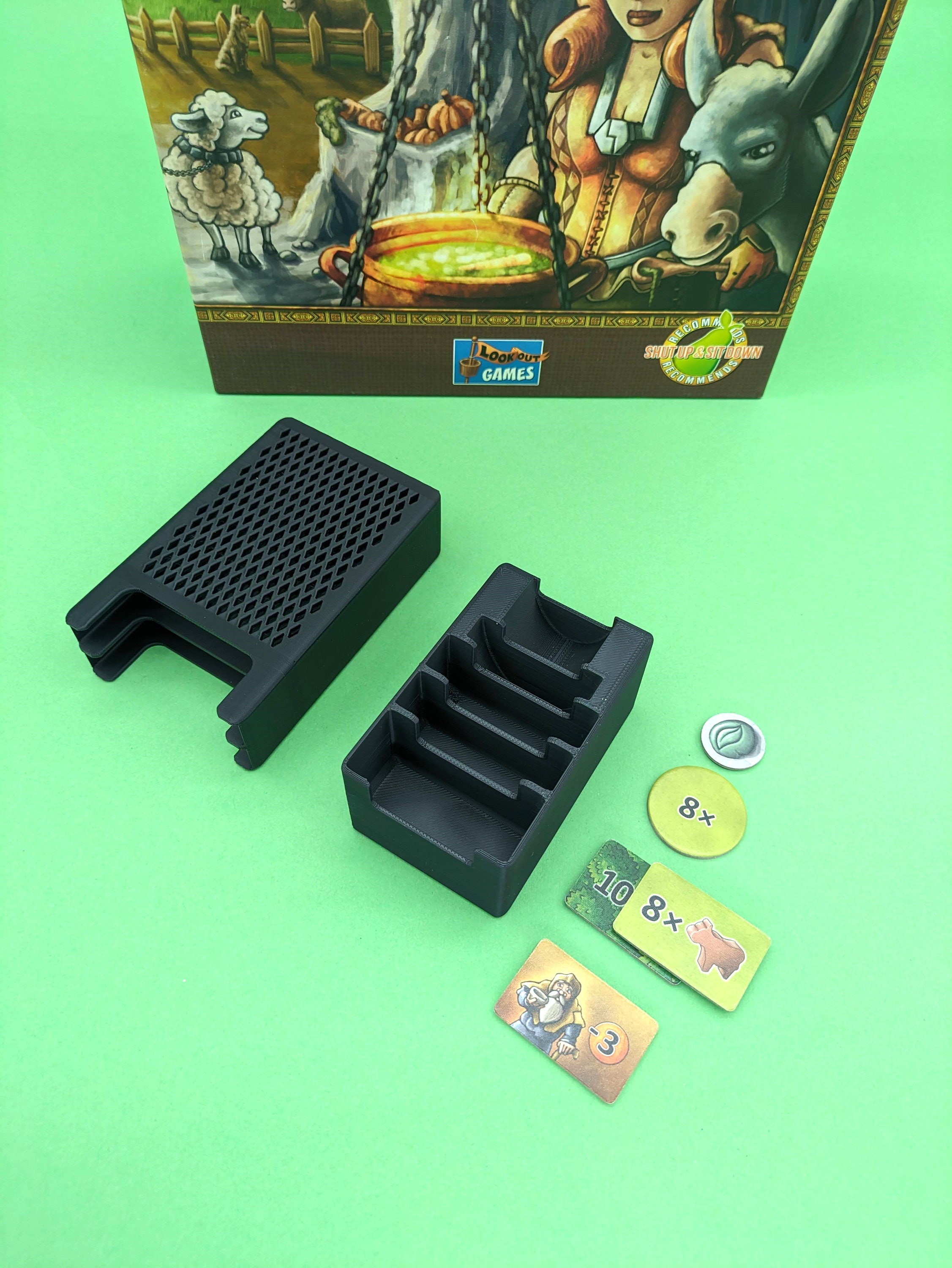 Caverna Board Game Tray Inserts, Vertical Storage - Etsy