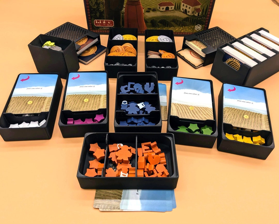 Viticulture essential Edition Board Game Insert Trays. Vertical Storage of Box - Etsy