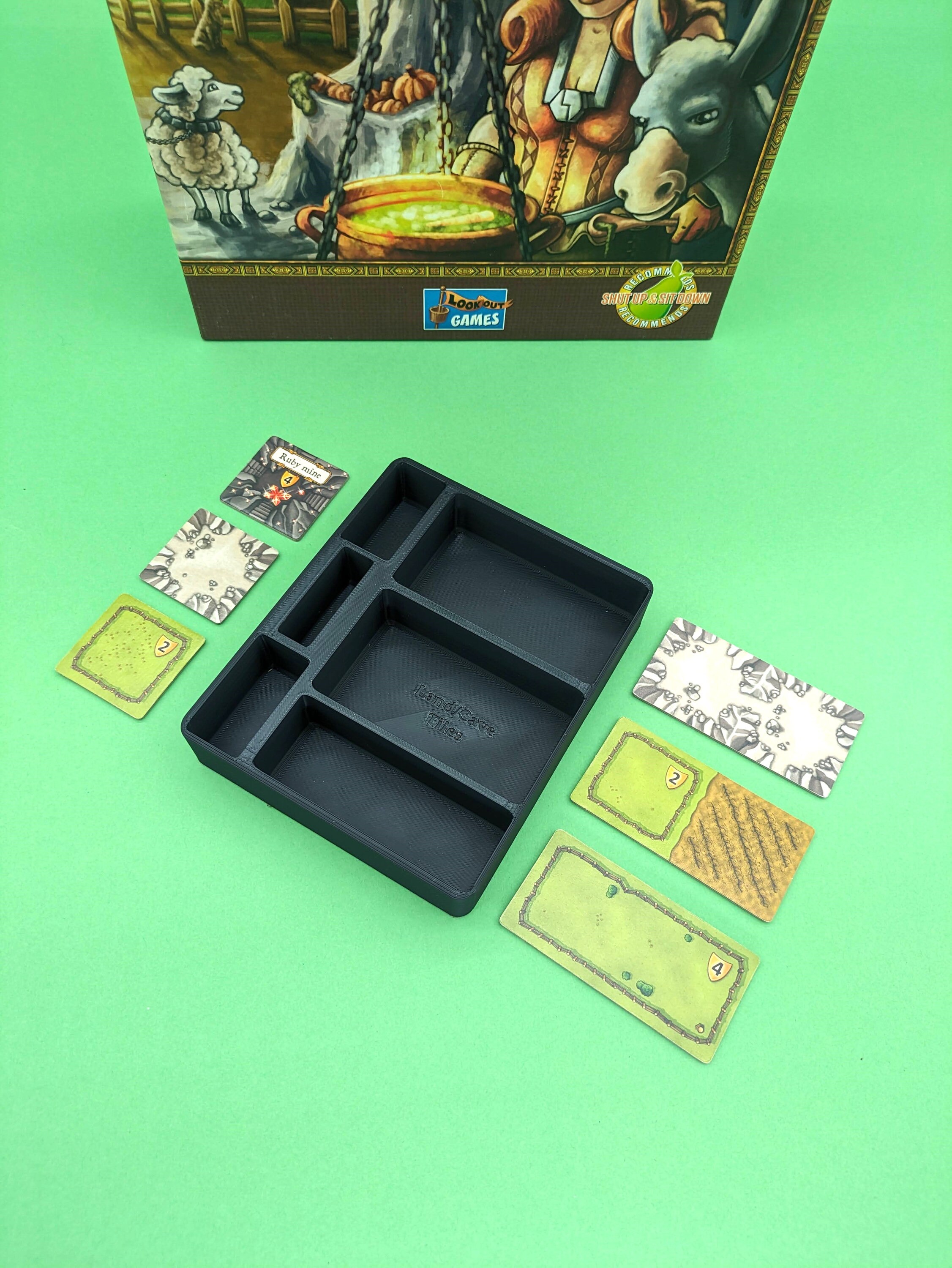 Caverna Board Game Tray Inserts, Vertical Storage - Etsy
