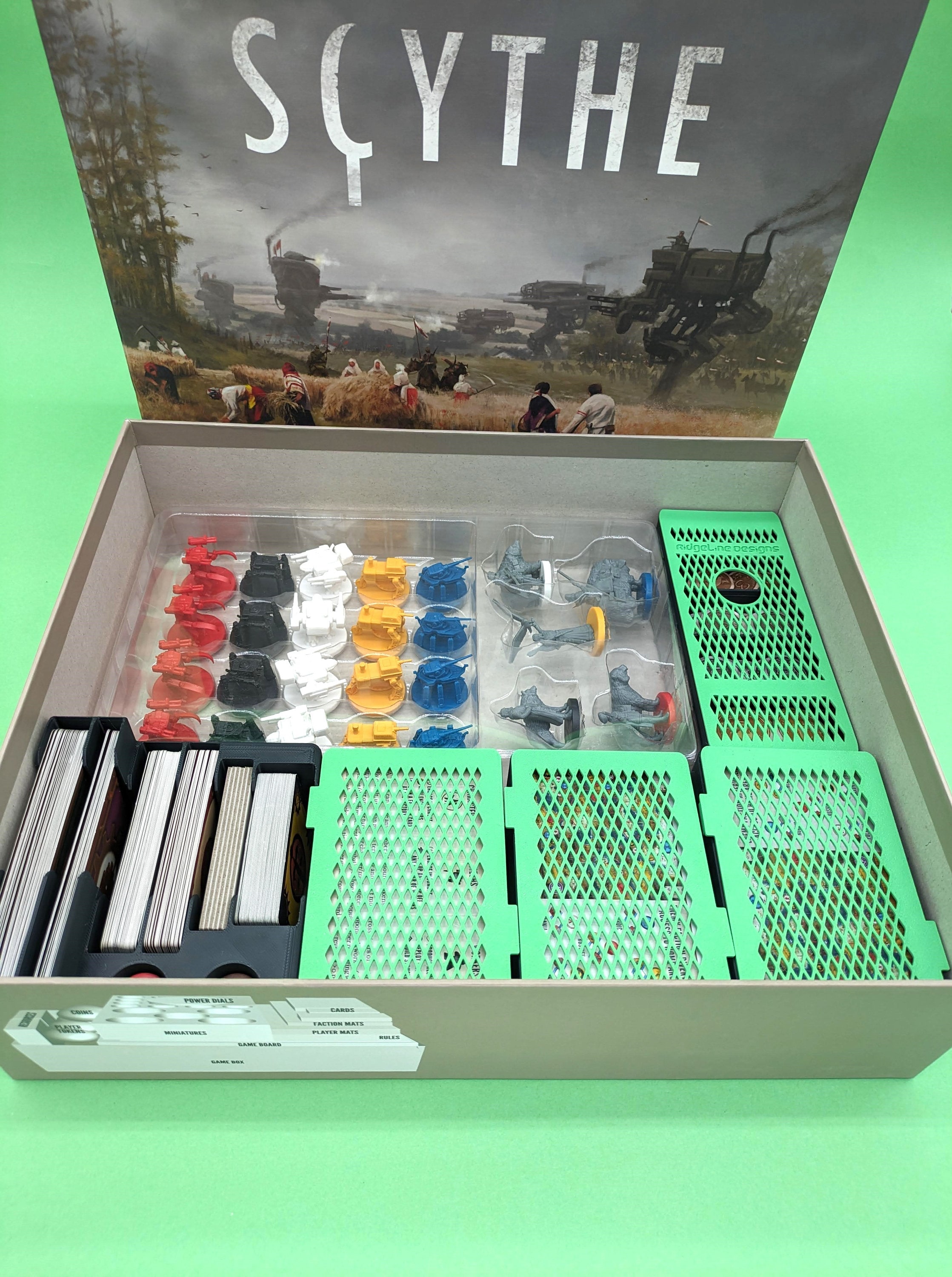 Scythe Board Game Insert Trays Organizer, Vertical Storage of Box V.2 ...