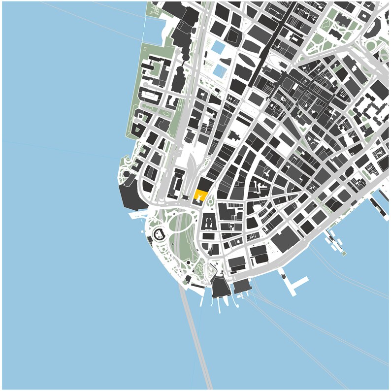 Custom Map of Your Home, Neighborhood, Favorite Restaurant, First Date ...