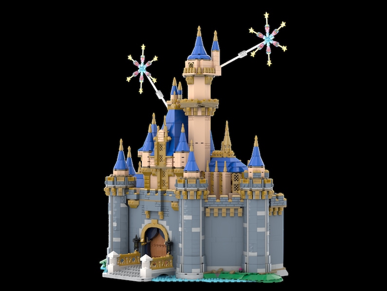 LEGO Sleeping Beauty Castle-lego Alternate Build Instructions - Etsy