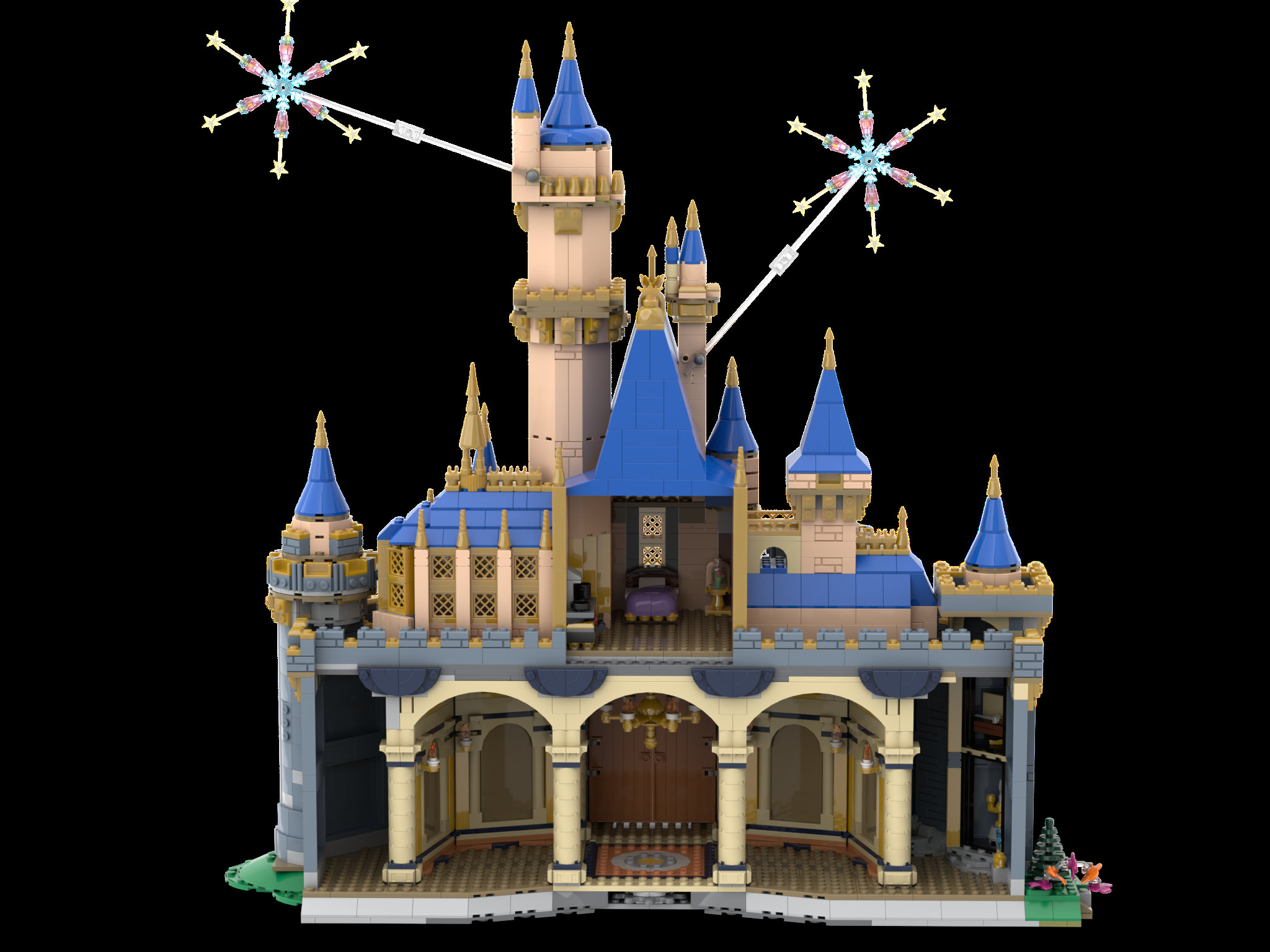 LEGO Sleeping Beauty Castle-lego Alternate Build Instructions - Etsy
