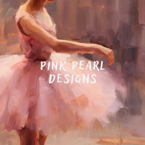 Ballerina Preppy Wall Art Printable, Girly Dorm Decor, Vintage ...