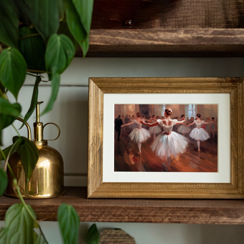 Vintage Ballerina Printable Wall Art, Preppy Room Decor, Girly Ballet ...