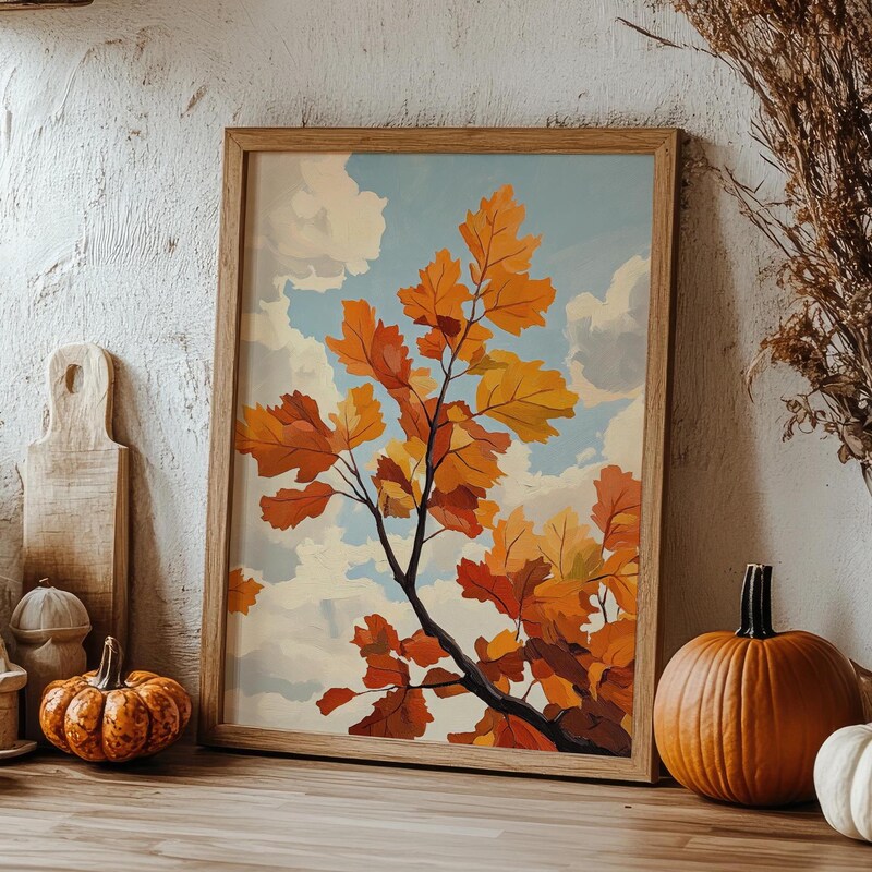 Fall Leaves Print - Etsy
