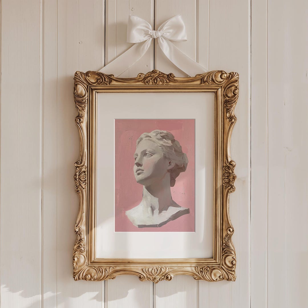 Greek Goddess Girly Printable Wall Art, Coquette Wall Art, Preppy Room ...