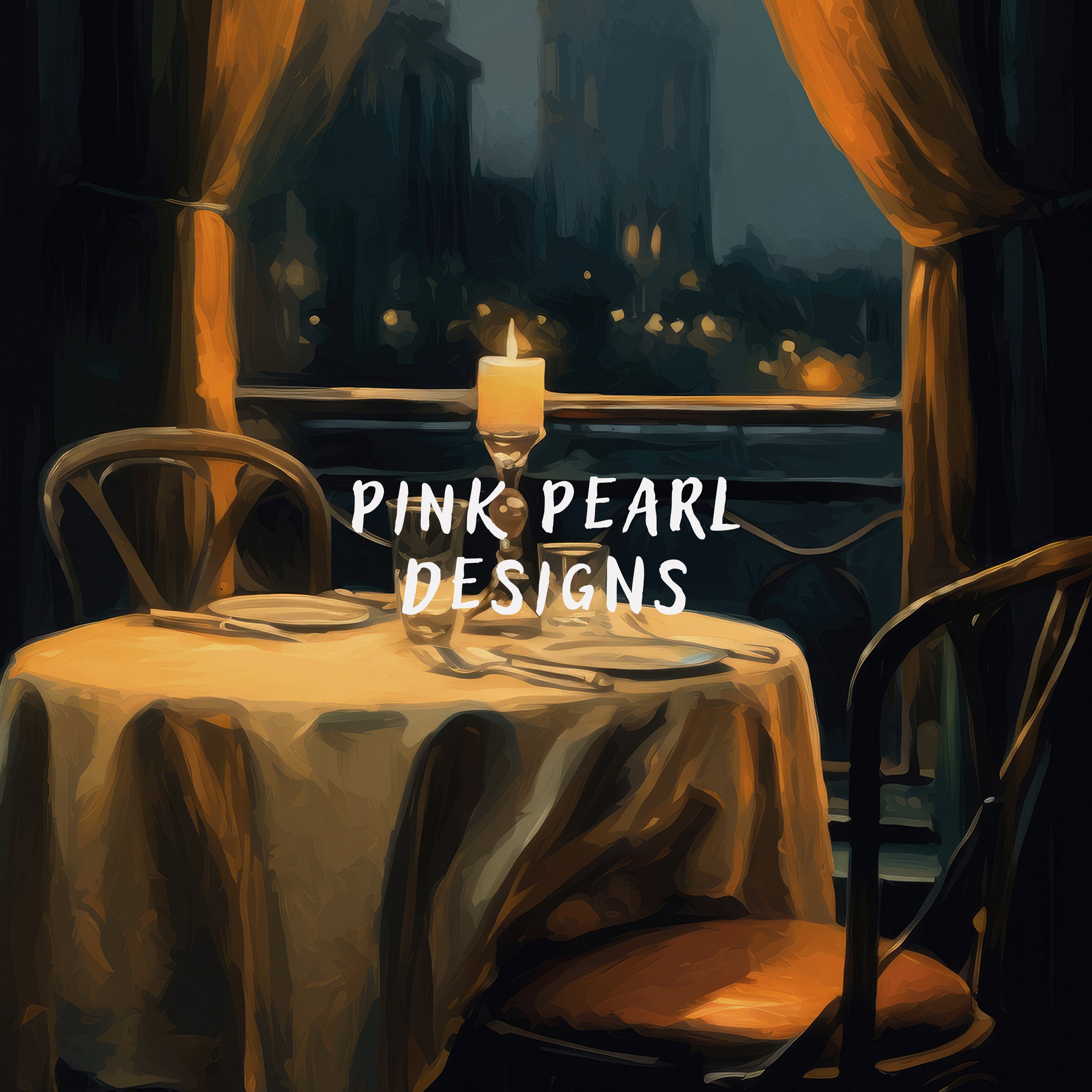 Vintage Dinner Table Girly Wall Art Print, Retro Kitchen Printable Wall ...