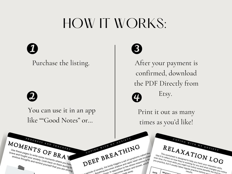Anxiety Journal, Mental Health Journal, Therapy Journal, Wellness ...