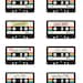Personalized Retro Cassette Tape Stickers Set - Personalized Decals ...
