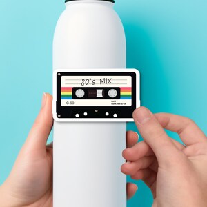 Personalized Retro Cassette Tape Stickers Set - Personalized Decals ...