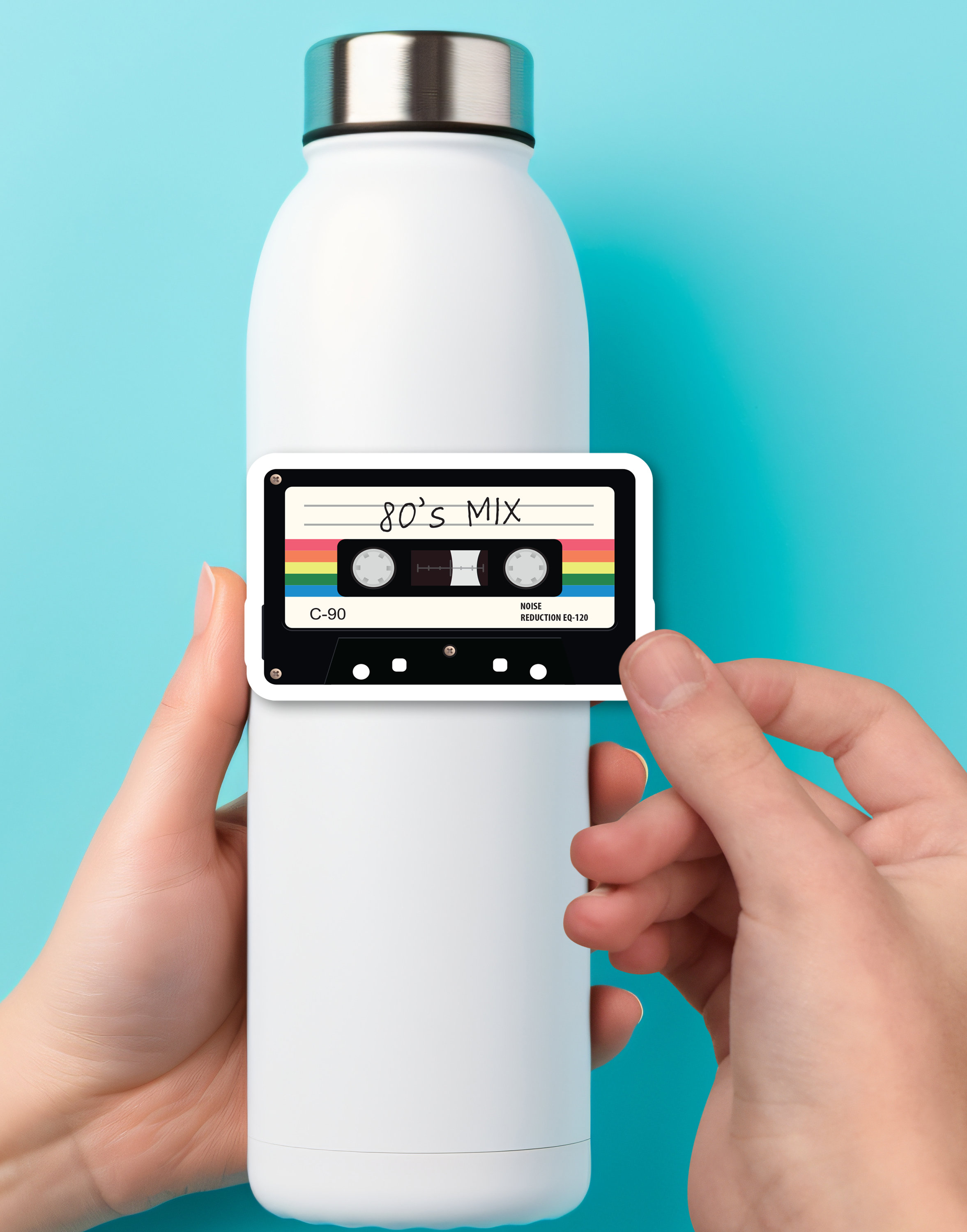 Personalized Retro Cassette Tape Stickers Set Personalized Decals, 80s ...