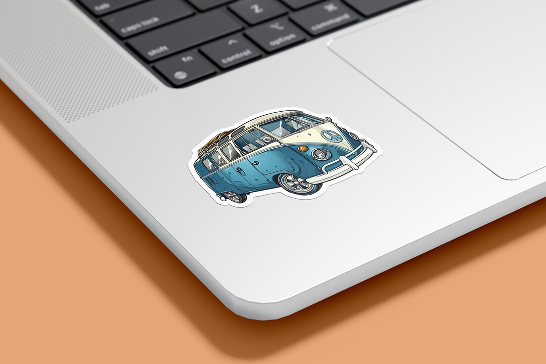 Peace Out Trippin' Hippie Surf Bus Sticker Vintage Van Decal Retro ...