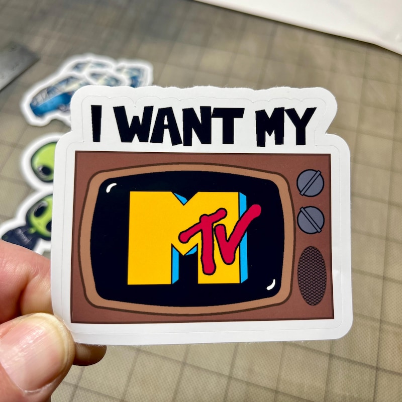 Mtv Stickers - Etsy