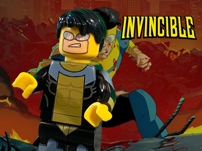 Custom Brick INVINCIBLE, Invincible Comics Mark Grayson Season 1 Amazon ...