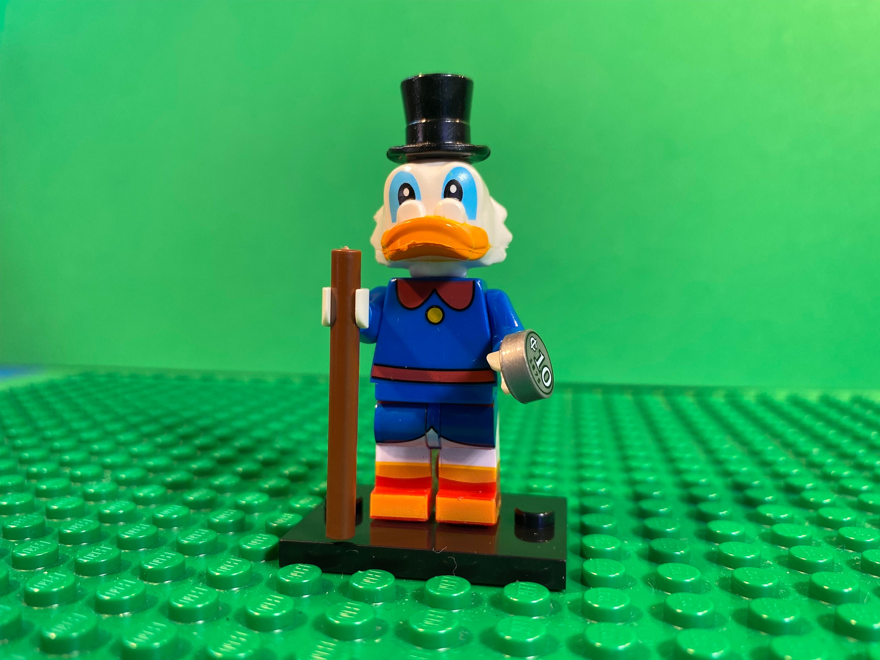 Disney Block SCROOGE Mcduck With Coin & Cane Magnet Figure Pin for ...