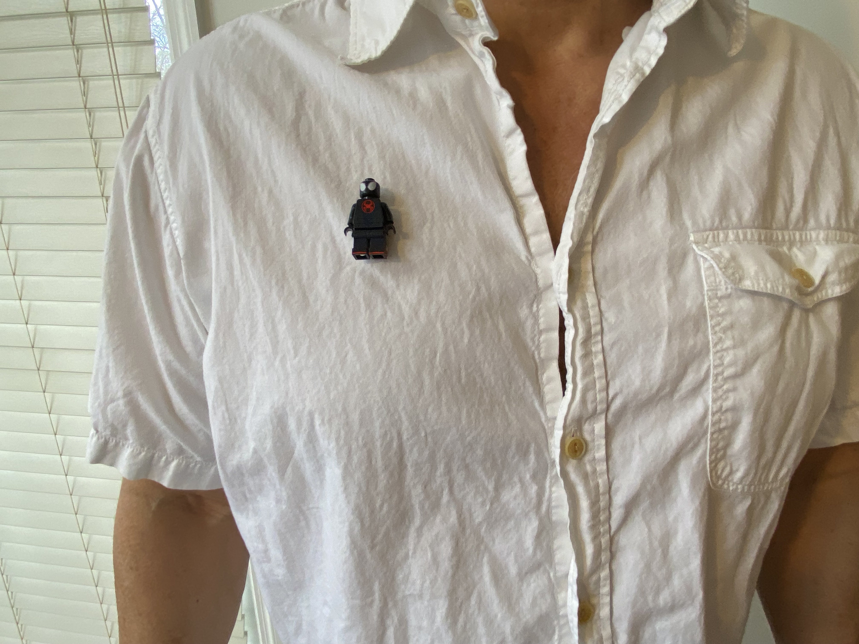 Marvel Block Spider-man Magnet Figure Pin, for Shirts, Vests and ...