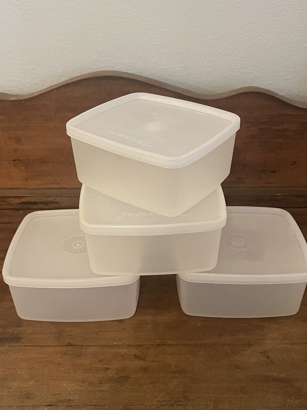 Set 4 VTG TUPPERWARE Freezer Containers 311 With Clear Lids 310 - Etsy