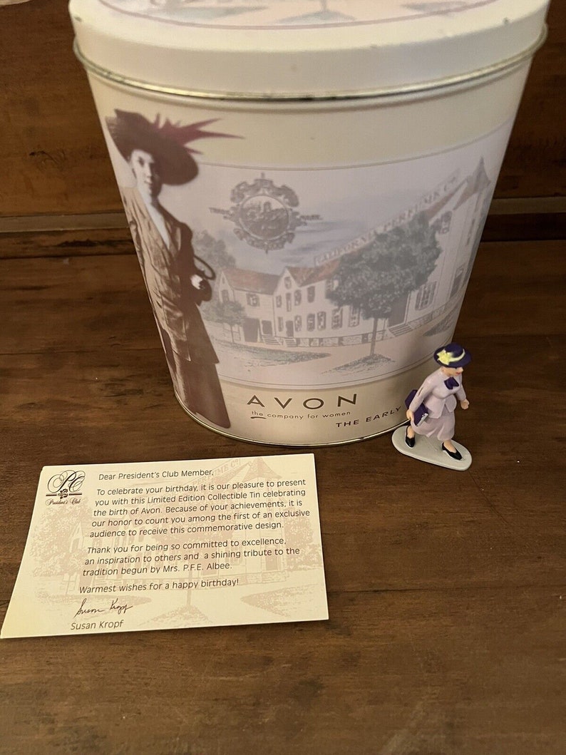 Avon Collectible Tin: Avon - the Early Years [history] Commemorative ...
