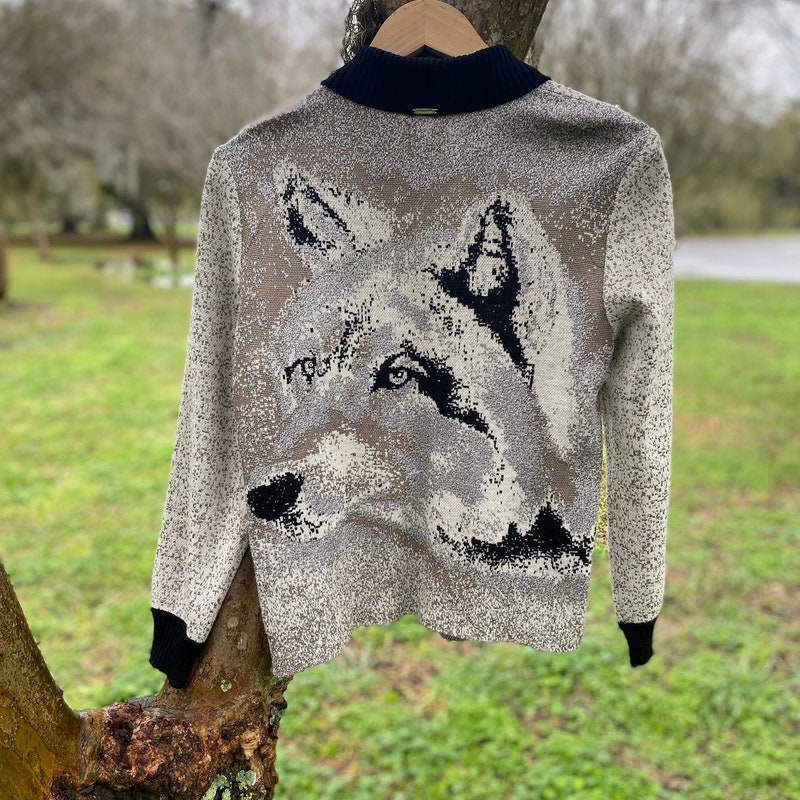 Knitted Wolf - Etsy