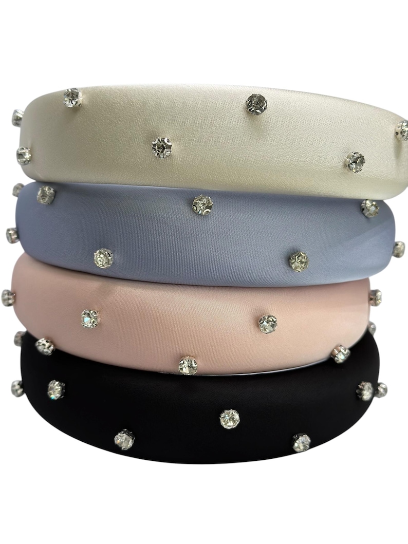 Women's Padded Headbands, Girl's Headbands, Satin and Diamond Headbands ...