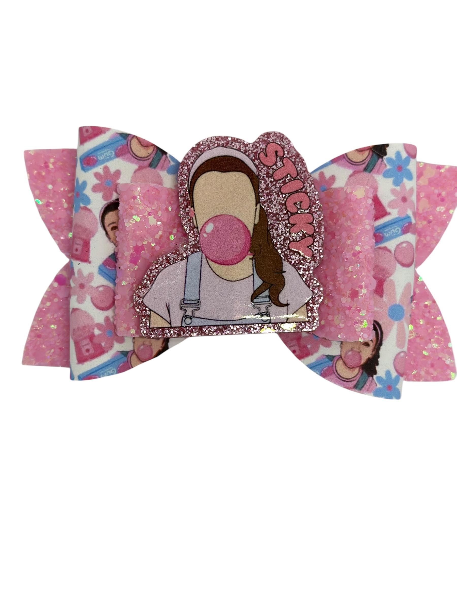 Bubble Gum Bows, Pink Bubble Gum Bows, Bubble Gum Song, Pigtail Bows ...