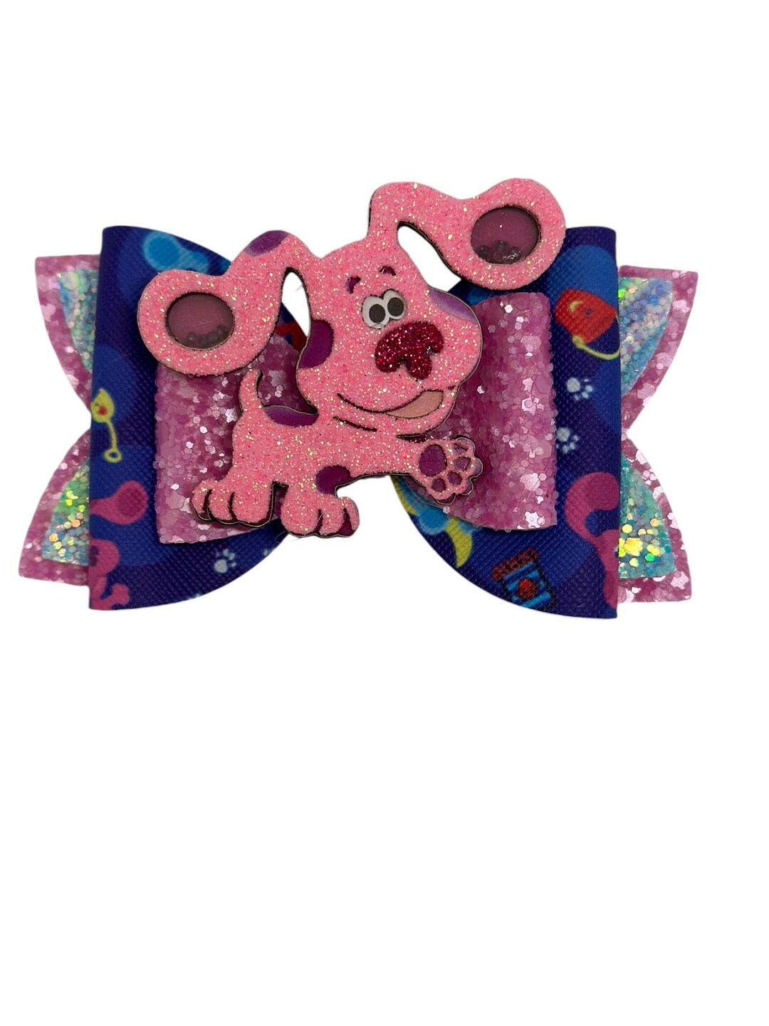 Blues Clues Bows, Magenta Bow, Blue Dog Bows, Blue Pup Bows, Birthday ...