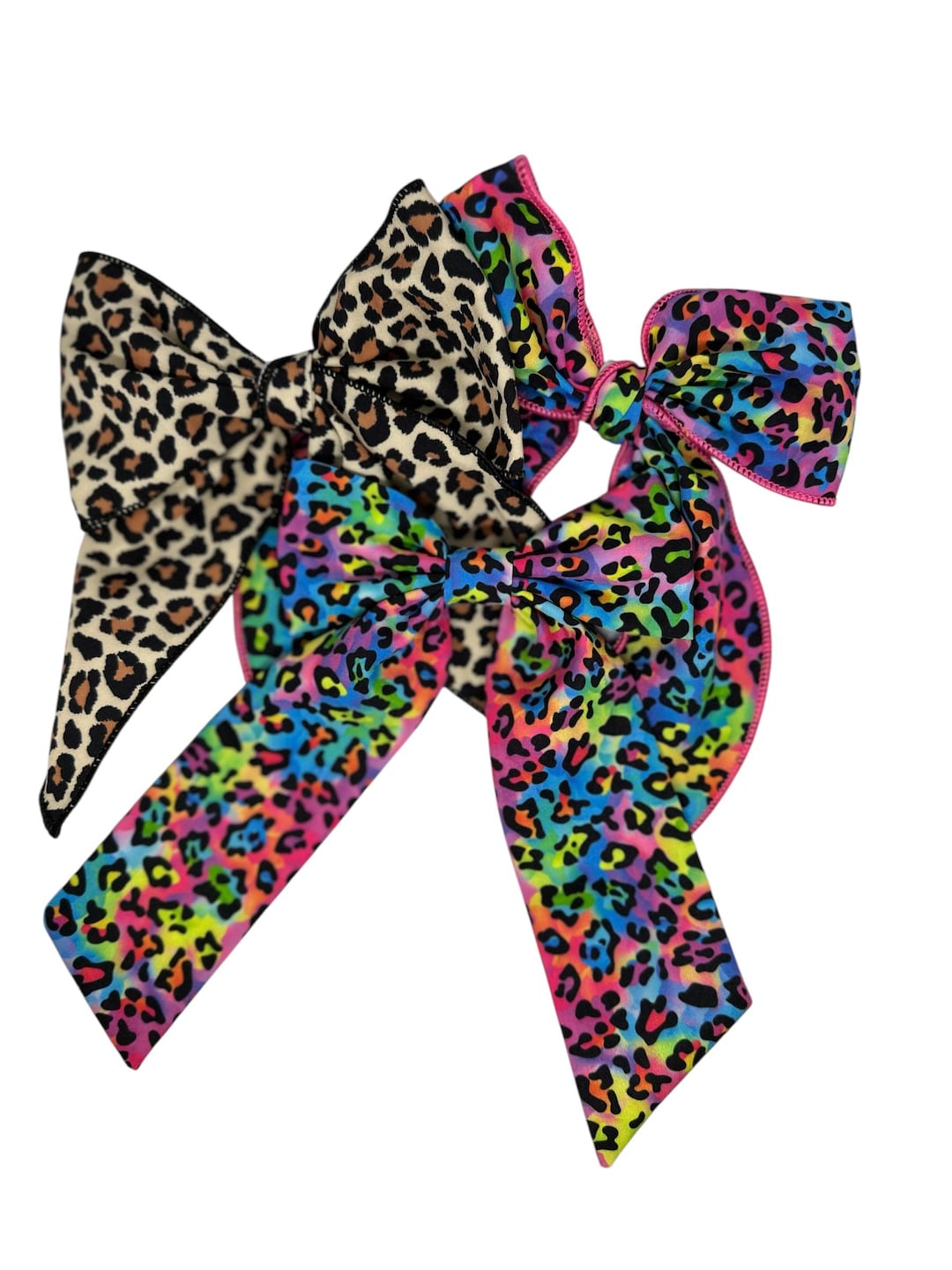 Leopard Print Fable Bows, Beautiful Animal Print Bows, Coquette Bows ...