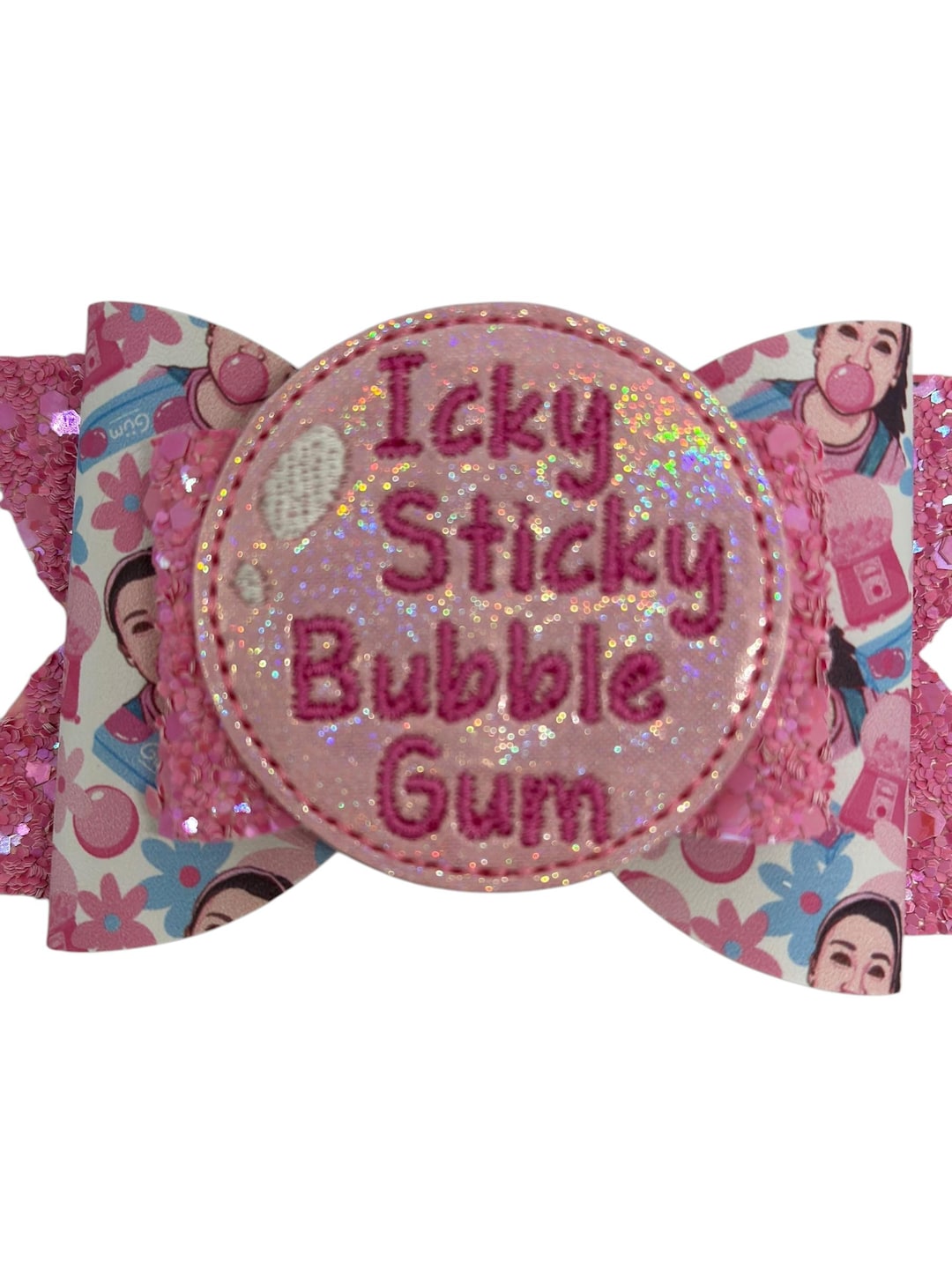 Bubble Gum Bows, Pink Bubble Gum Bows, Bubble Gum Song, Pigtail Bows ...