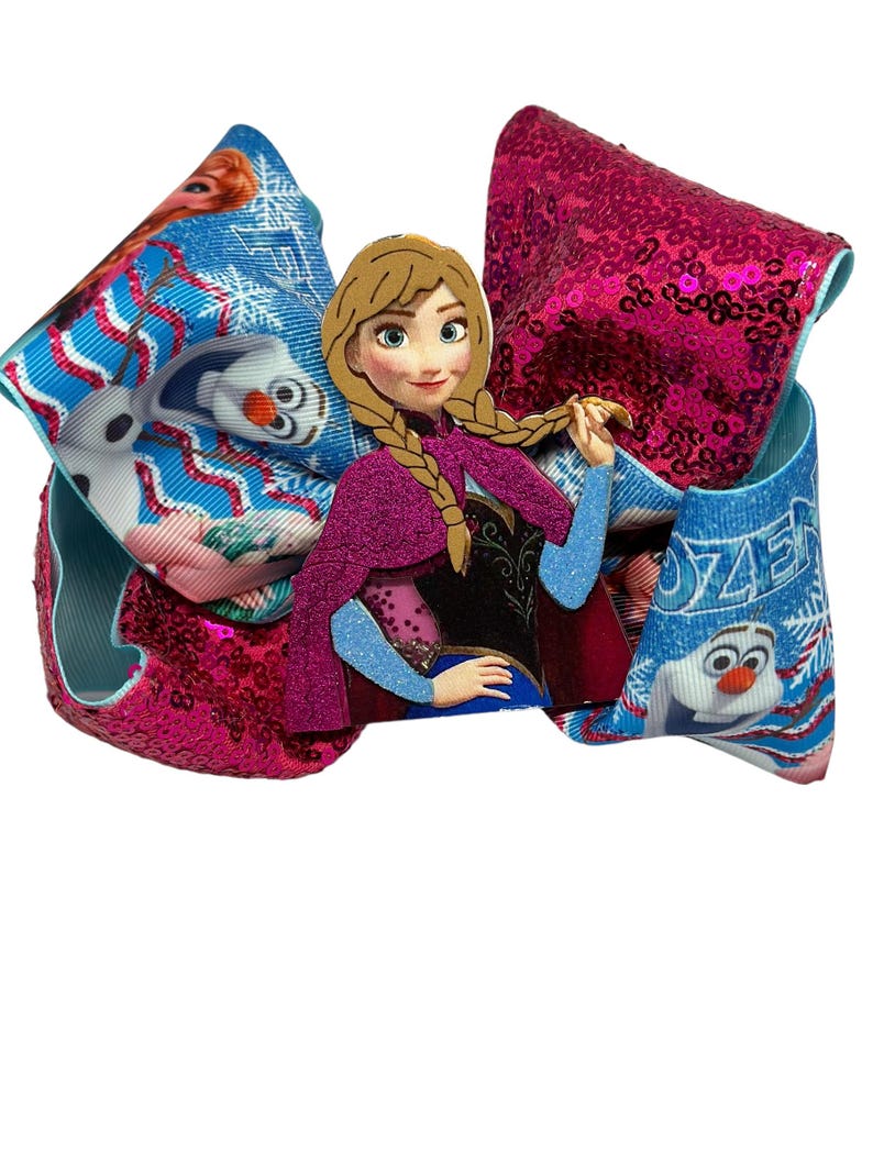 Frozen Bow, Elsa Bow, Ana Bow, Disney Bows, Boutique Bows, Cute Girls ...