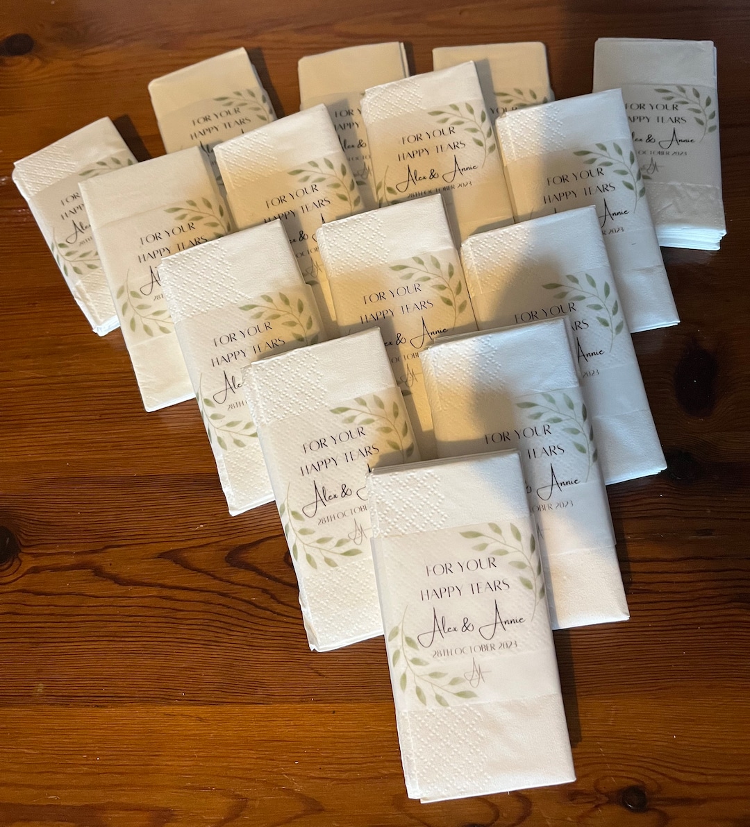 Tissues Packets (25 Packets) - Etsy